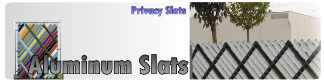 Privacy Aluminum Slats for Chain Link Fencing - Discount Fence Supply Inc