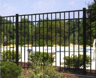 Style 202 Modified (CP-4) Jerith Aluminum Fence - Discount Fence Supply ...